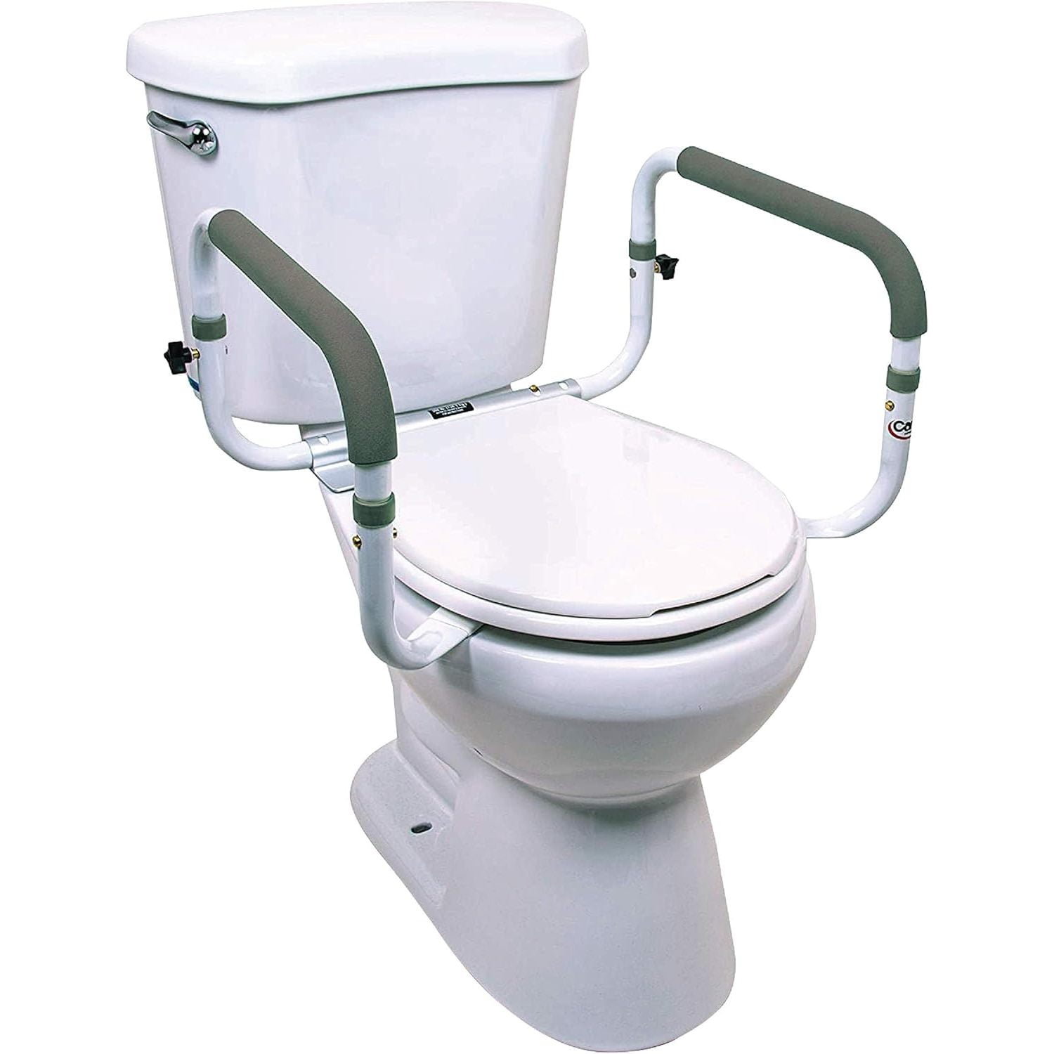Carex Toilet Safety Frame - Toilet Safety Rails With Adjustable Width ...