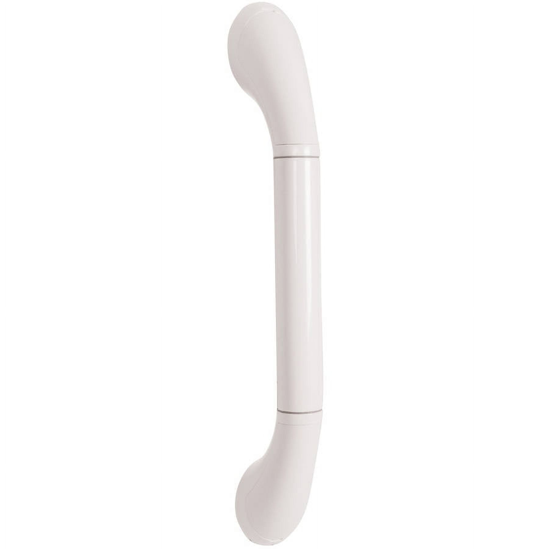 Carex White Bathroom Safety Wall 12" Grab Bar for Shower and Bath, for ...