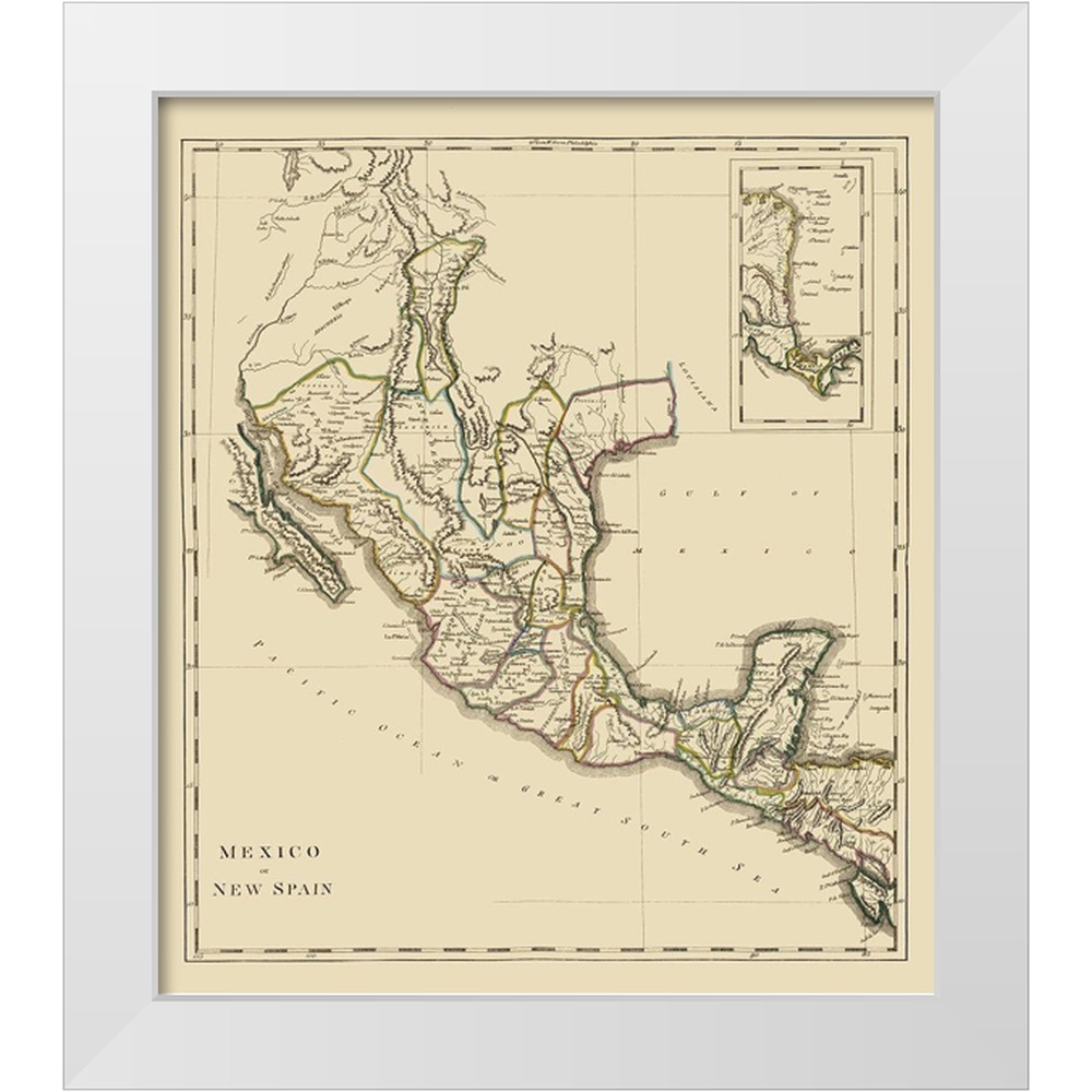 Carey 26x29 White Modern Wood Framed Museum Art Print Titled - New ...