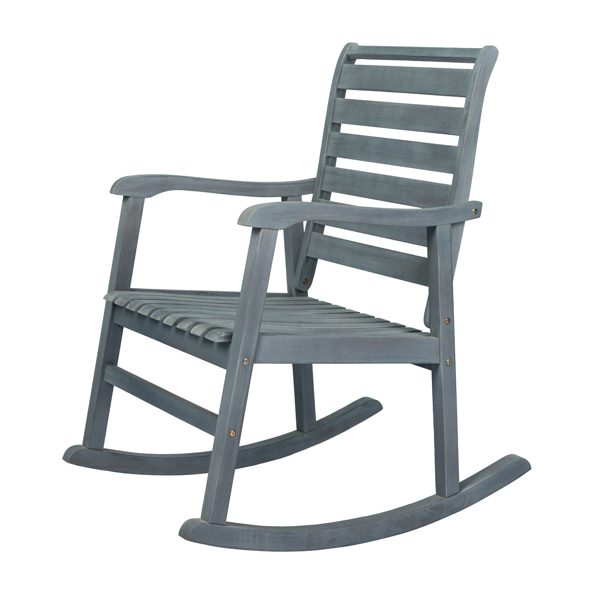 Carey Modern Slat-Back 300-Lbs Support Acacia Wood Patio Outdoor ...