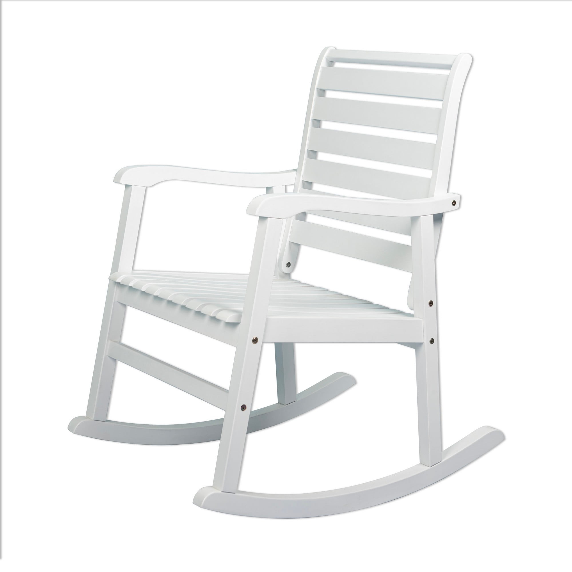 Carey Modern Slat-Back 300-Lbs Support Acacia Wood Patio Outdoor ...