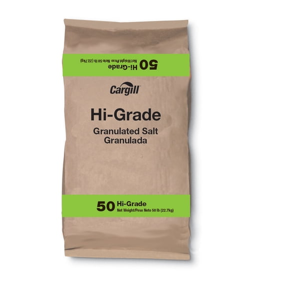 Cargill Salt Hi Grade Evaporated Salt, 50 Pound - Walmart.com