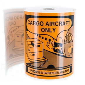 Cargo Aircraft Only Labels