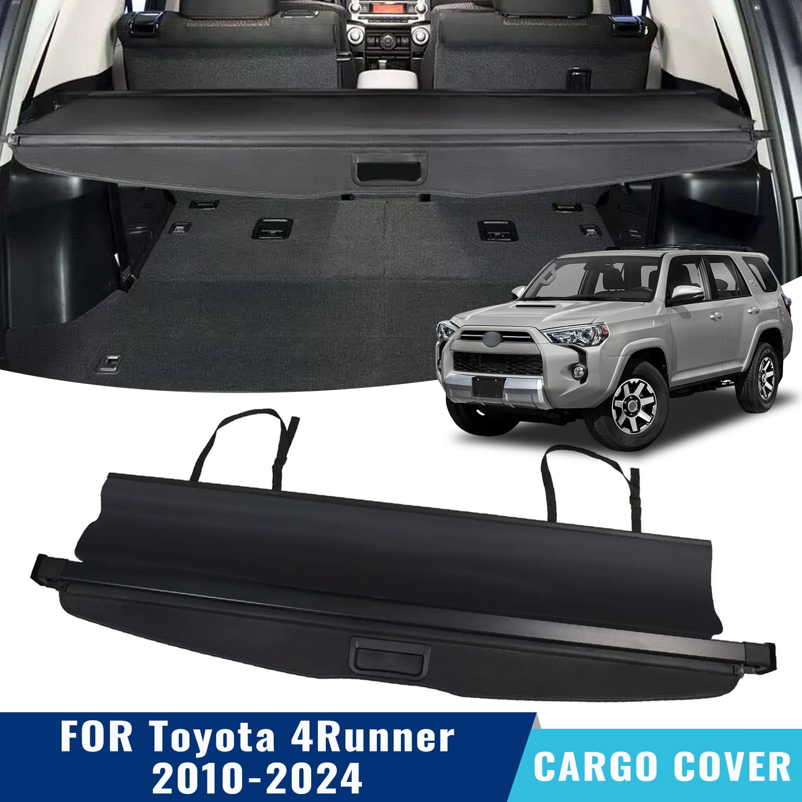 Cargo Cover Fit for Toyota 4Runner 2010-2024 Accessories,Retractable ...