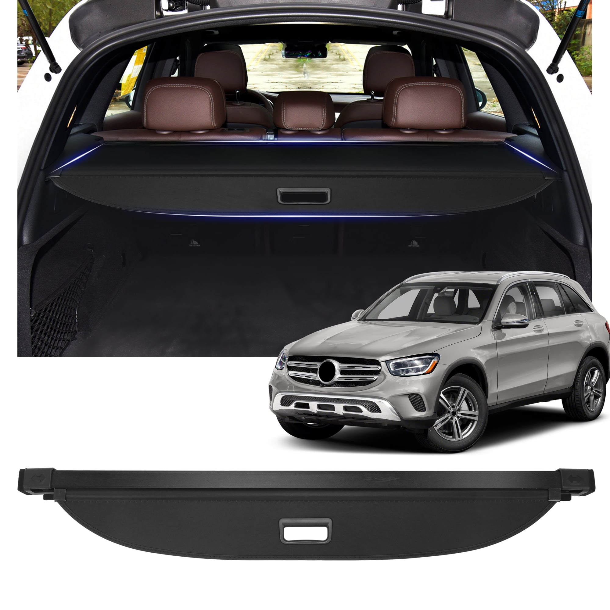 Cargo Cover For Mercedes-Benz GLC 2016-2022 Trunk Cargo Cover Luggage ...