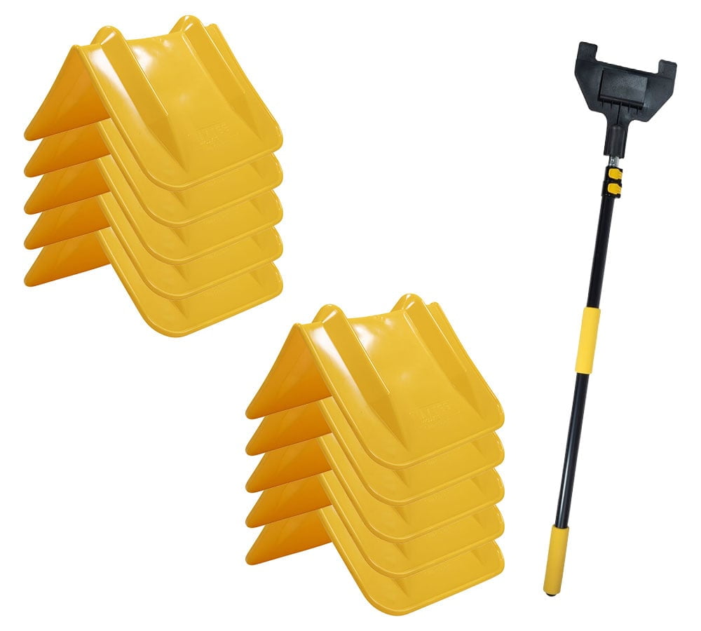 Cargo Edge Protector Kit - 10Pcs 8" x 12" Yellow V-Shaped Flatbed ...