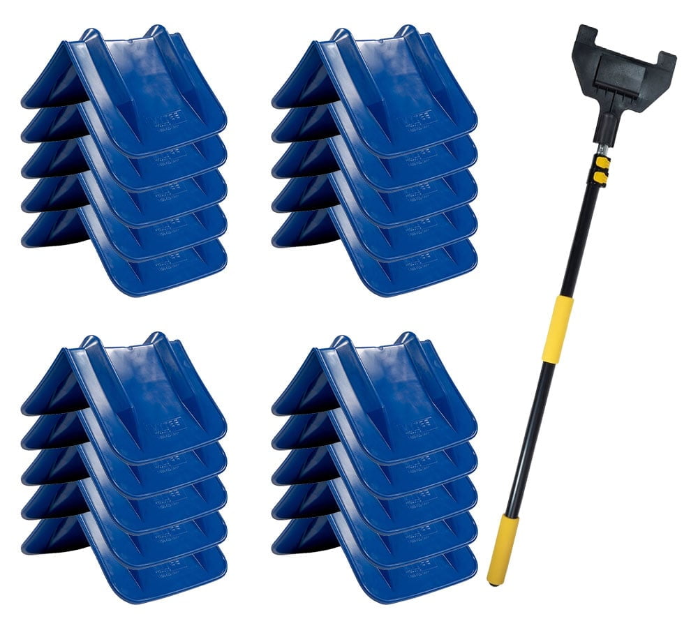 Cargo Edge Protector Kit - 20Pcs 8" x 12" Blue V-Shaped Flatbed Corner ...