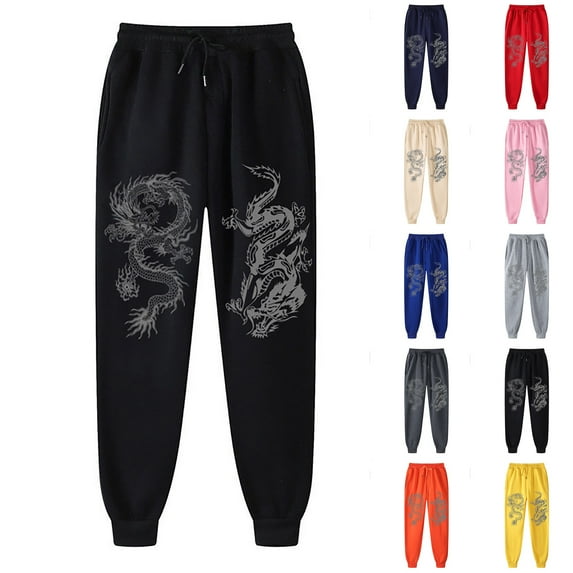 Cargo Joggers Pants For Men 1 Pack Relaxed Fit With Pockets Fleece ...