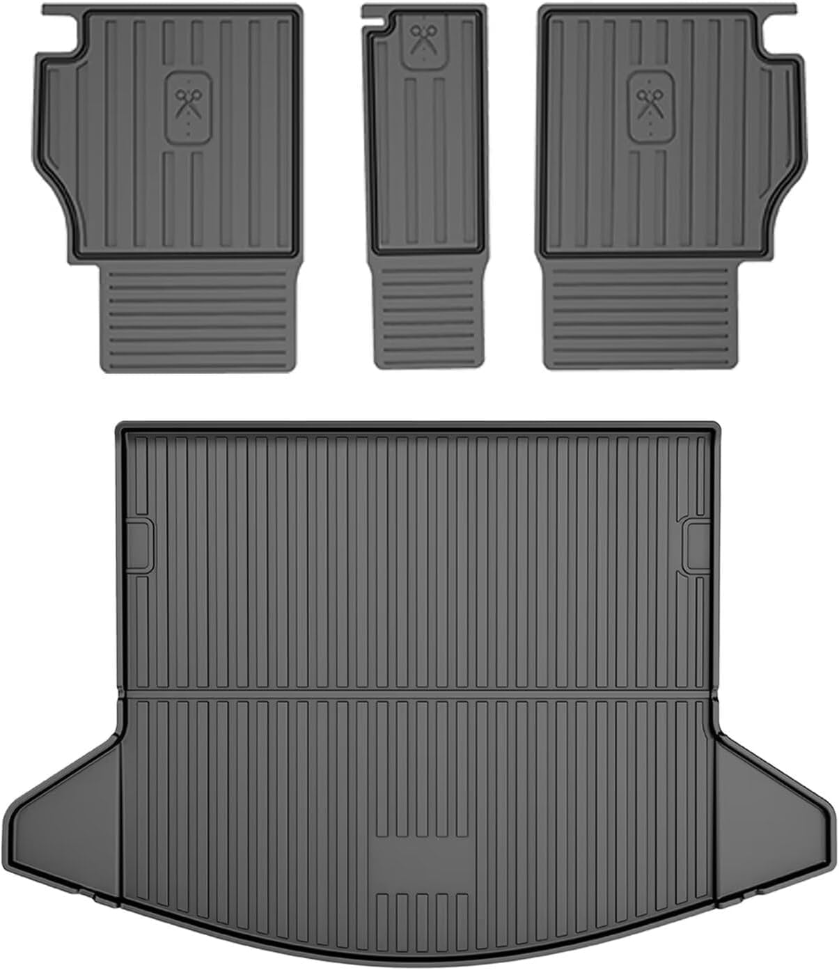 Cargo Liner Backrest Mat Compatible with 2017-2025 Mazda CX-5 Backrest Mat Trunk Mat Replacement ...