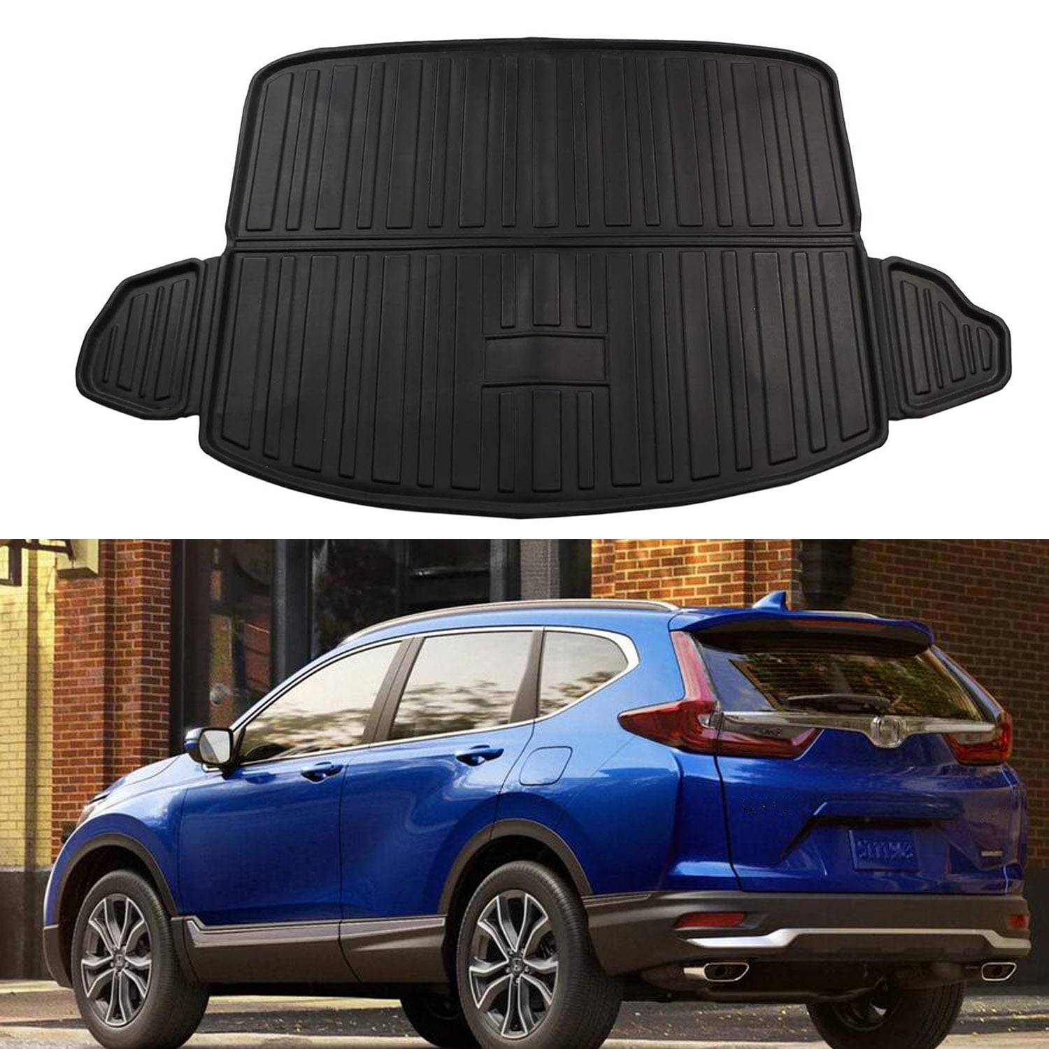 Honda CR-V 2017-2022 All-Weather Black Cargo Liner, Rear Trunk Cover ...