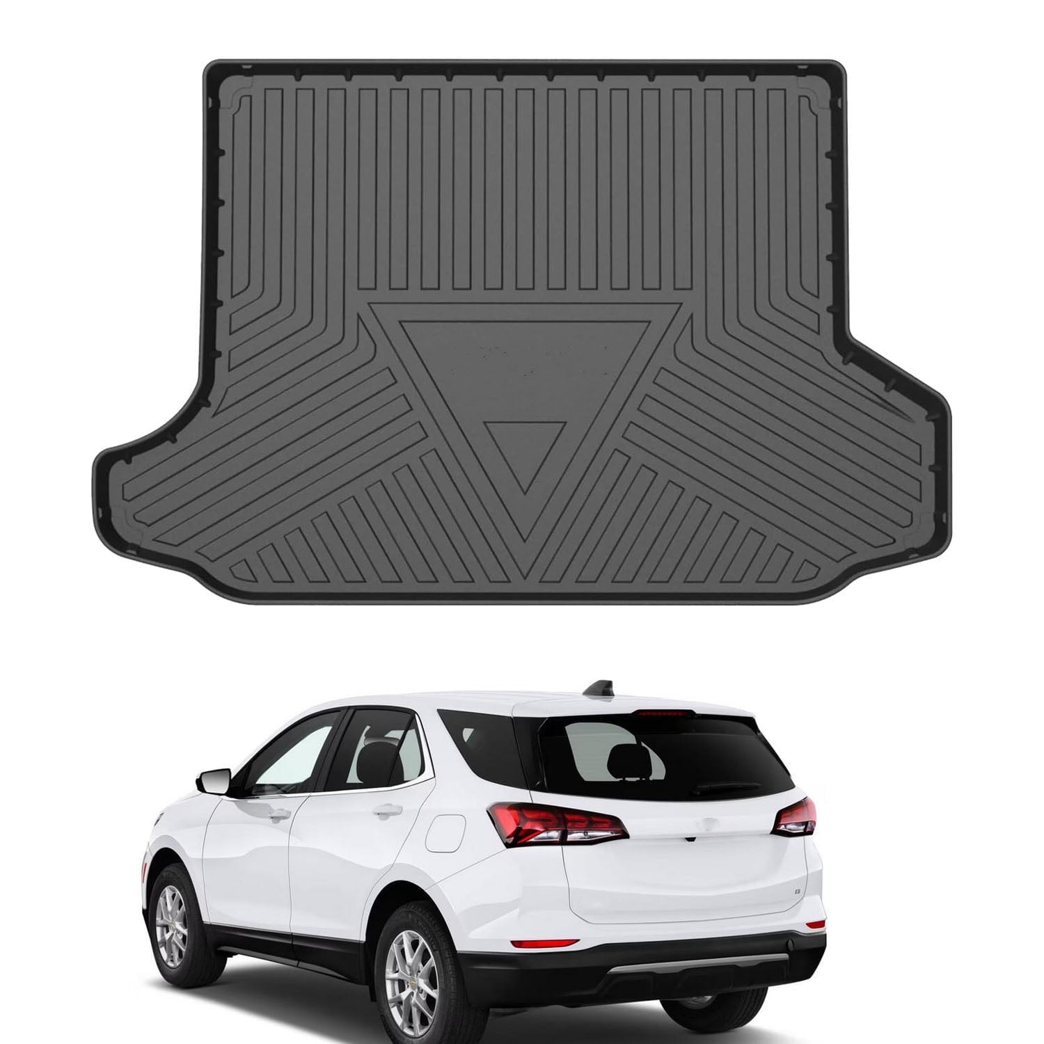 Cargo Liner Fit 2017-2024 Chevy Equinox All Weather Rear Trunk Cargo Tray Floor Mat for Chevy ...