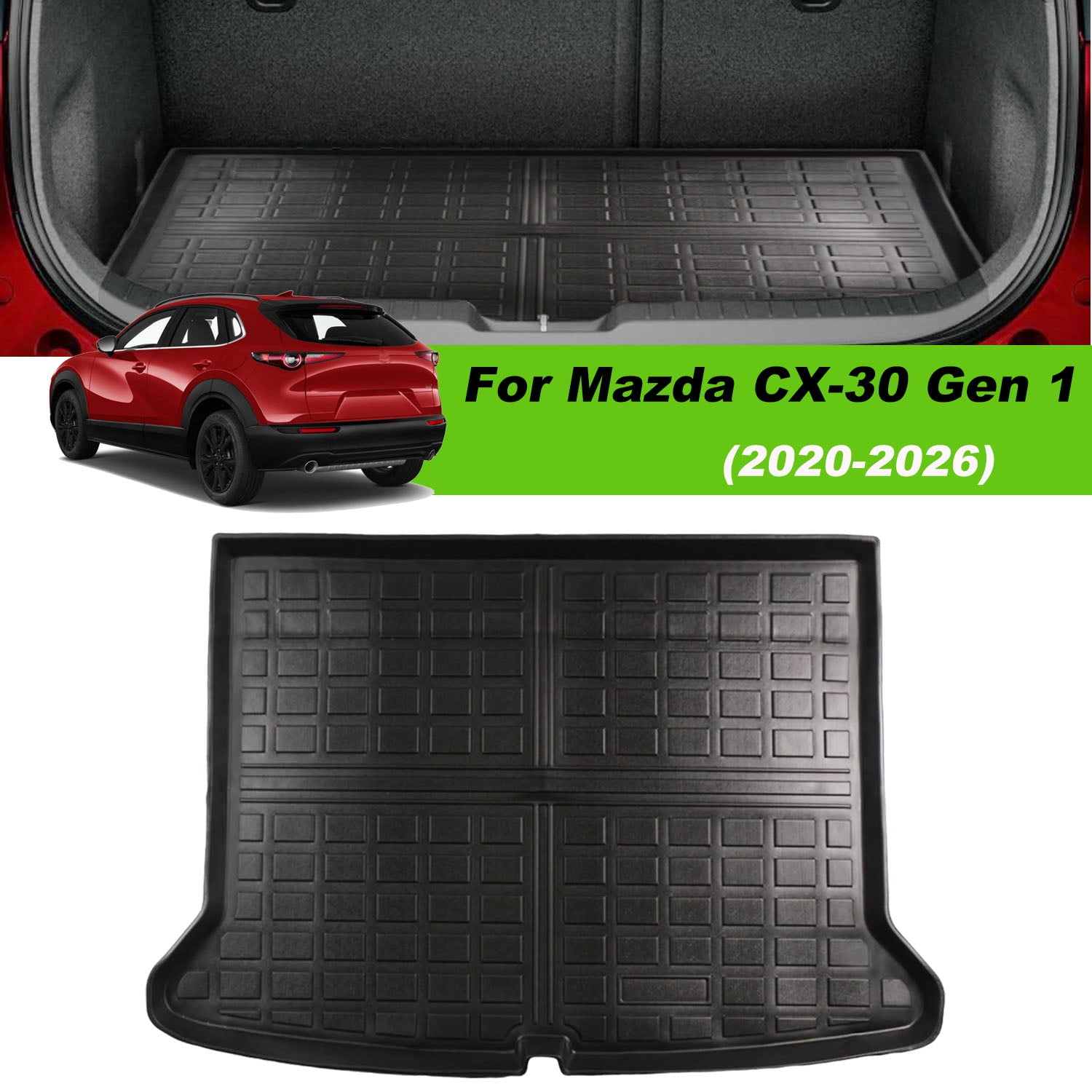 Cargo Liner Fit 2020-2026 Mazda CX-30 All Weather Cargo Tray for Mazda CX30 2020 2021 2022 2023 ...