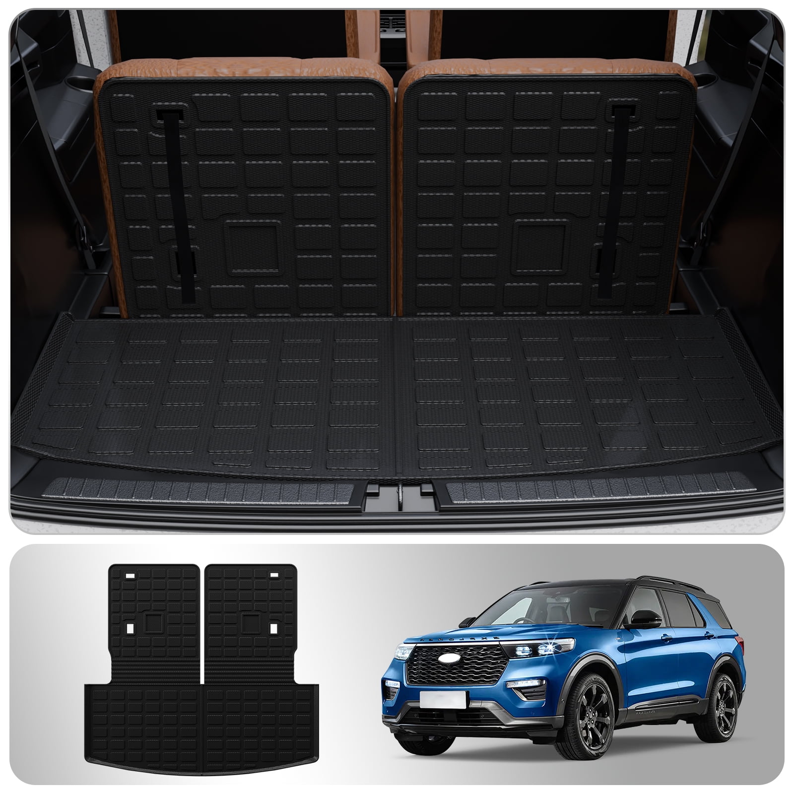 Cargo Mat For 2020-2025 Ford Explorer Trunk Mat Cargo Liner 2024 Explorer Accessories - Walmart.com