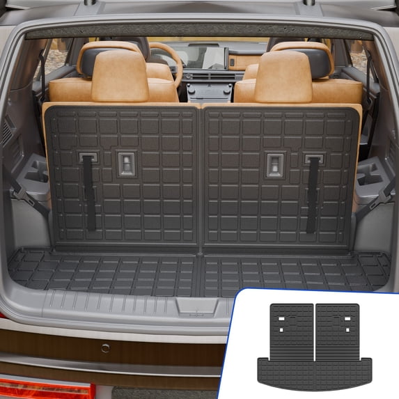 Cargo Mat For 2024 2025 Hyundai Santa Fe Trunk Mat TPE All Weather Back ...
