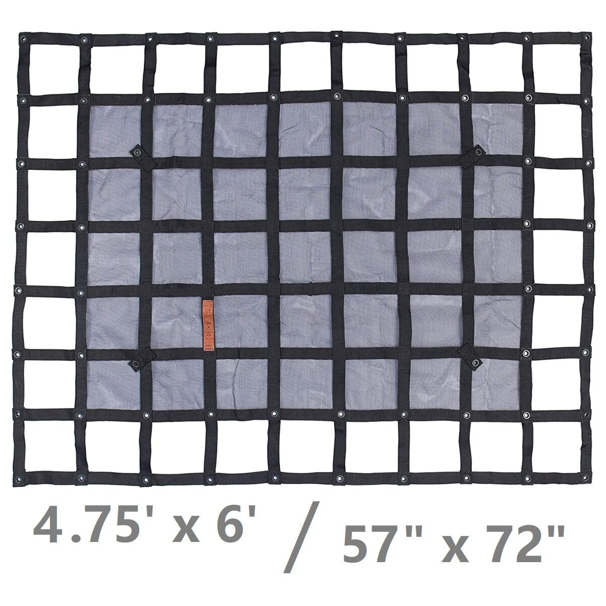 Cargo Net Cover for Pickup Truck, Heavy Duty Storage Net w/ Fixing ...