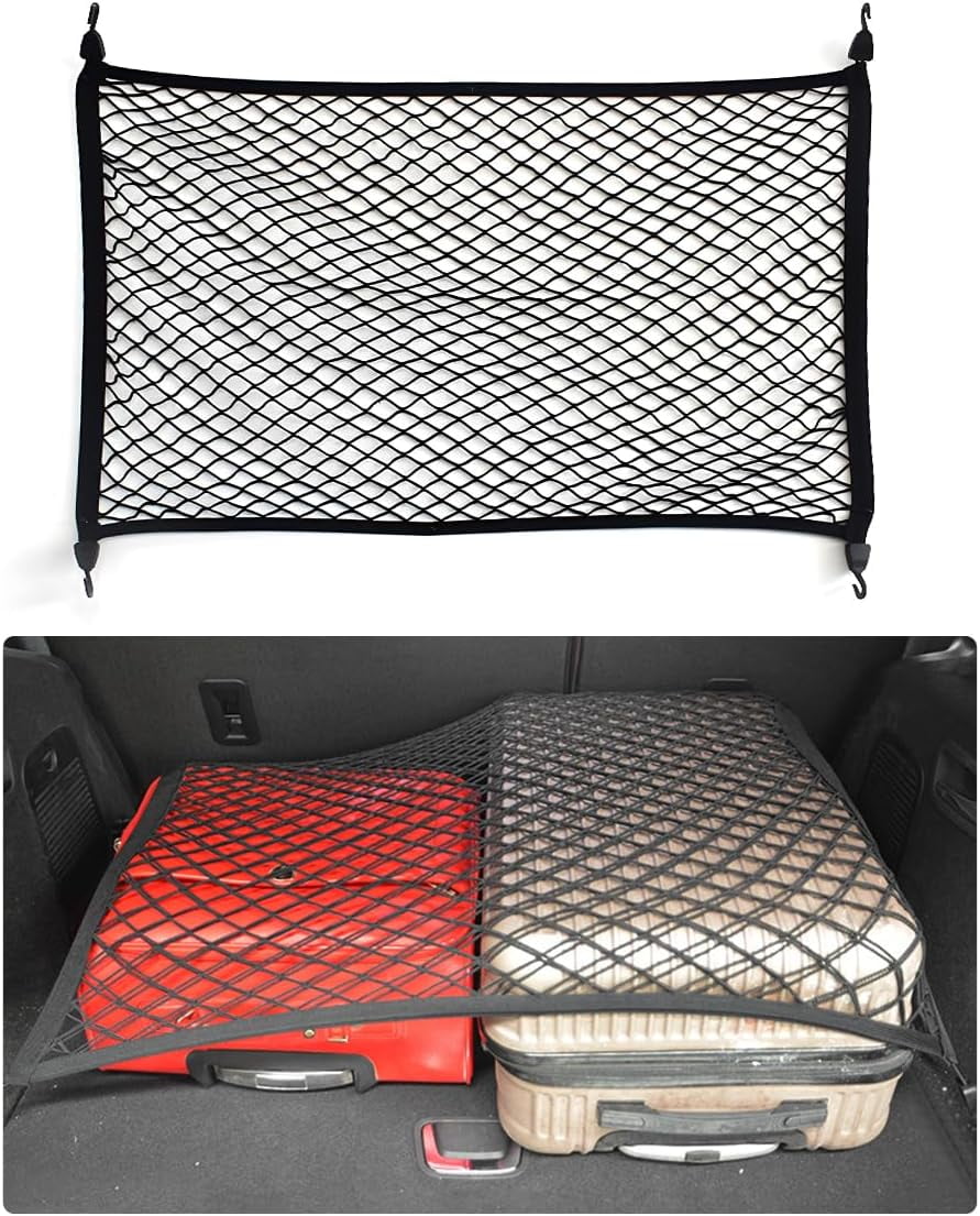 Cargo Net for SUV Car Trunk, 31.5 × 23.6 inches Elastic Mesh Net ...