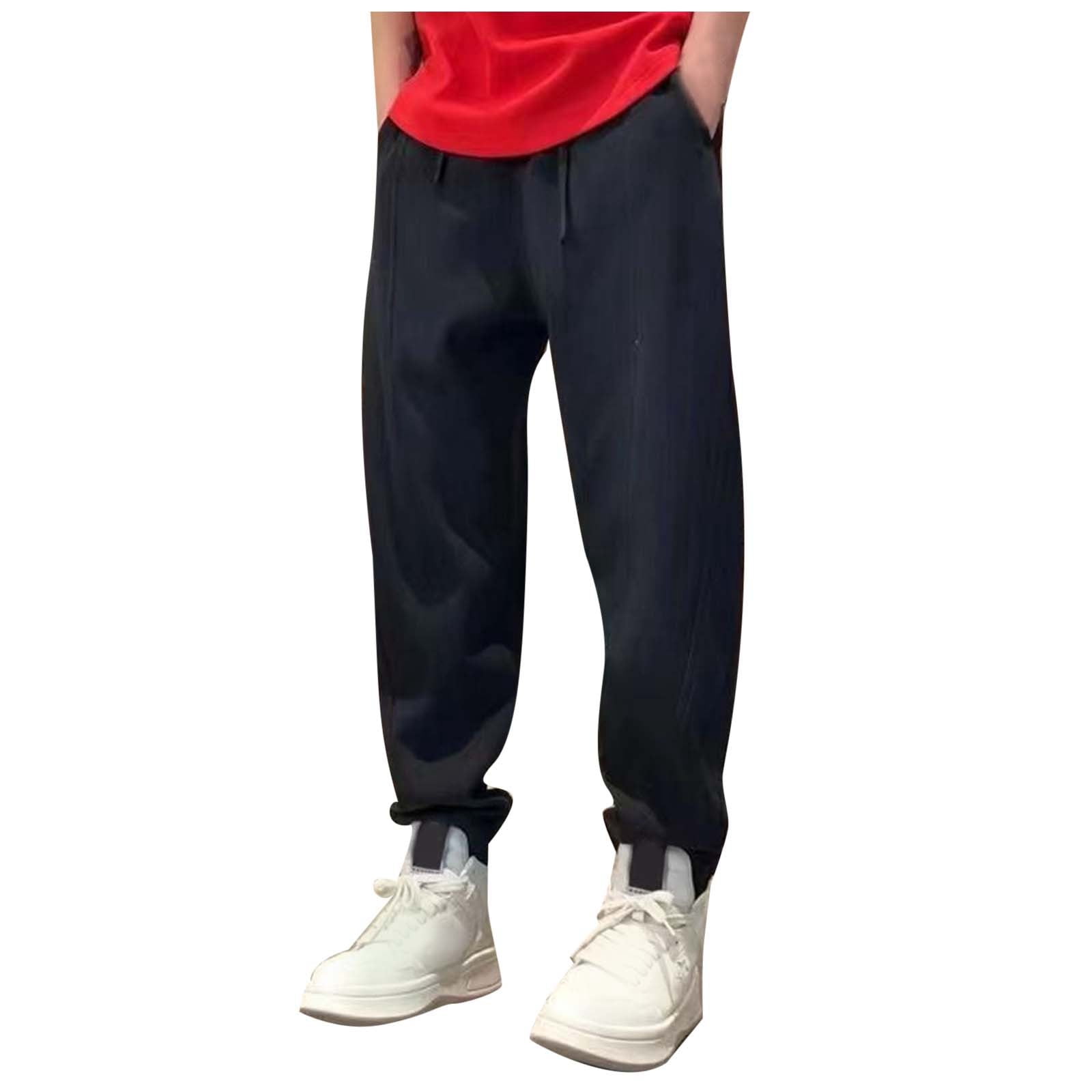 Cargo Pants 2024 Men's Fashion Trend Sports Drawstring Casual Straight ...