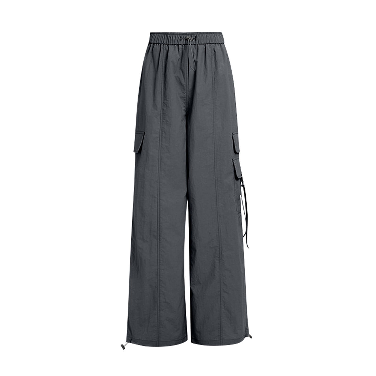 Cargo Pants For Girls High Waisted Drawstring Loose Fit Pants Clothing ...