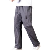 Cargo Pants For Men Casual Elastic Waist Pants With Pockets Relaxed Fit ...