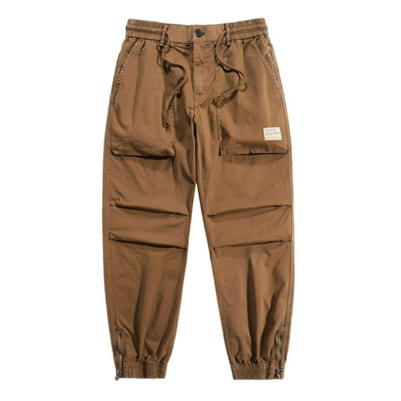 Cargo Pants Men Baggy Sweatpants Men's Jogger with Pockets Climbing ...