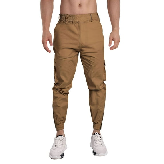Cargo Pants Men Baggy Sweatpants Men's Joggers with Pocket Men's Work ...