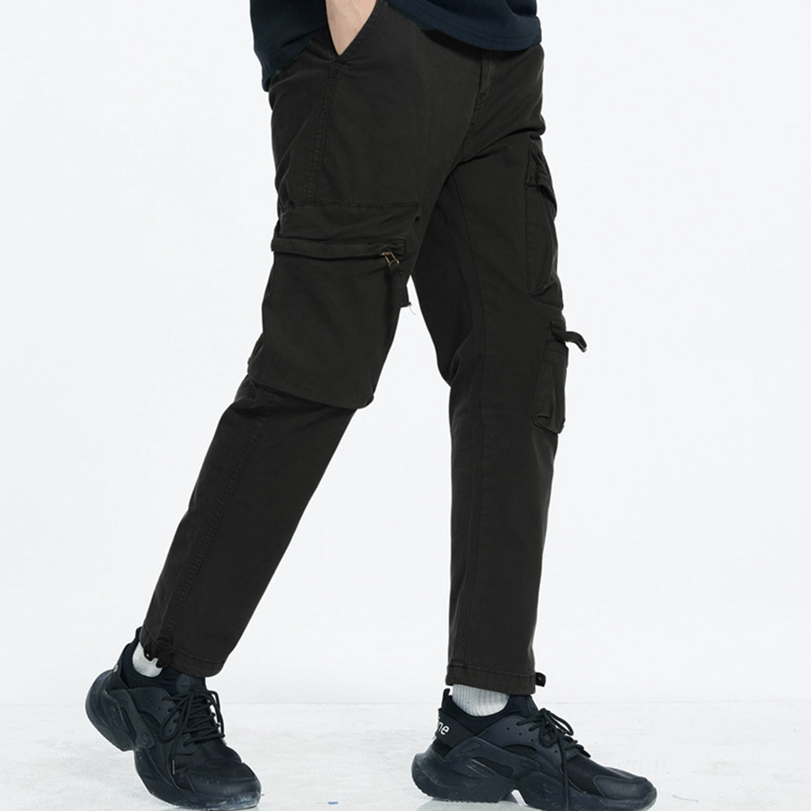 Cargo Pants for Men Casual Work Hiking Sweatpants Baggy Jogger Trousers ...