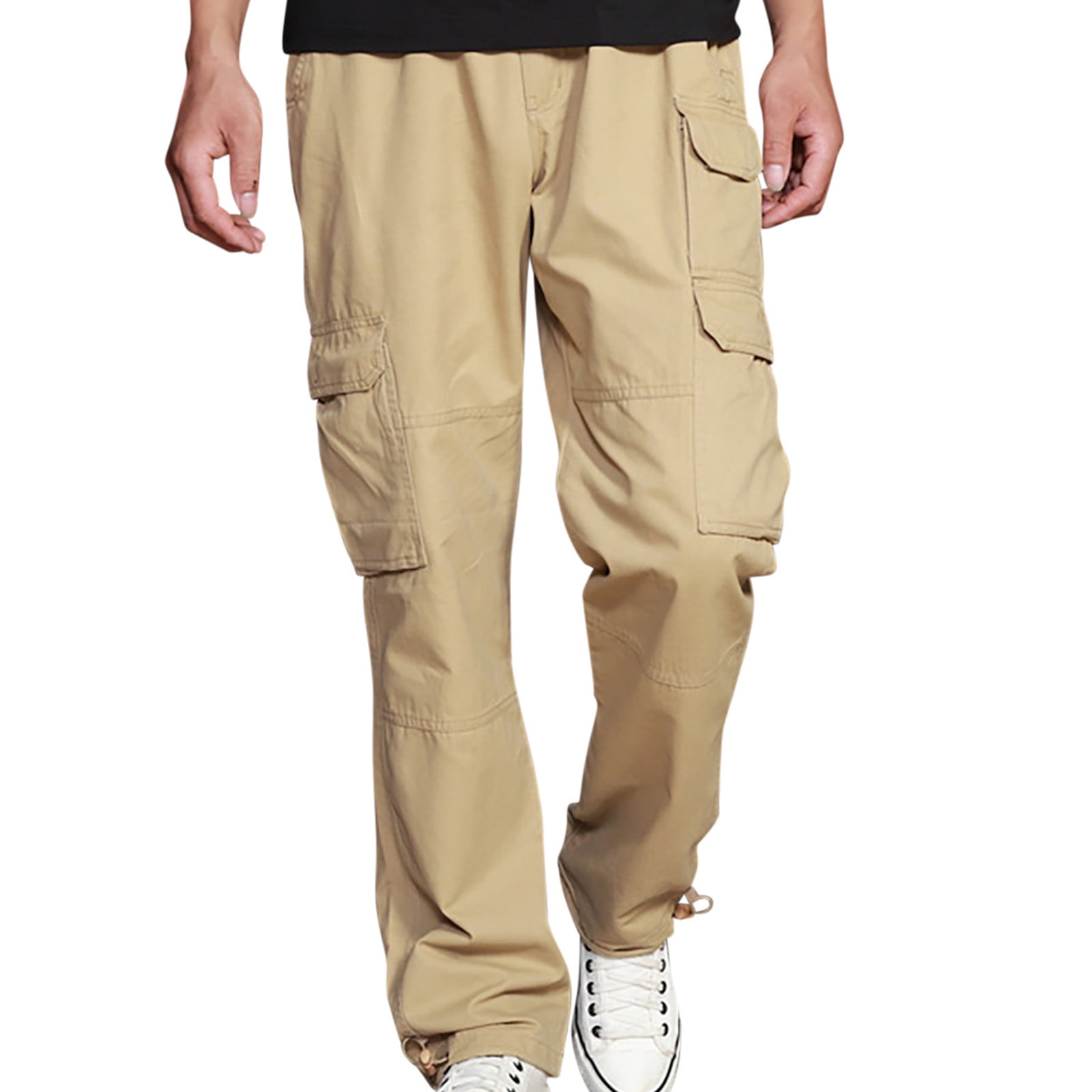 Cargo Pants for Men Lisbinx Slim Fit Stretch Professional Work Big and ...