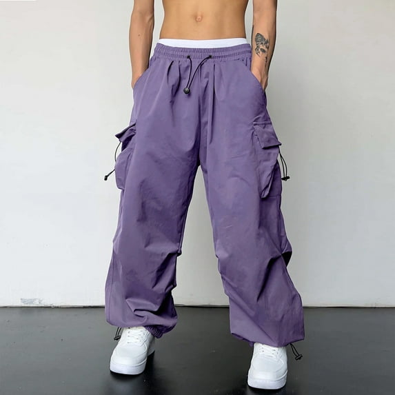 Cargo Pants Men Relaxed Fit Straight Leg Workout Jogging for Men Men's ...
