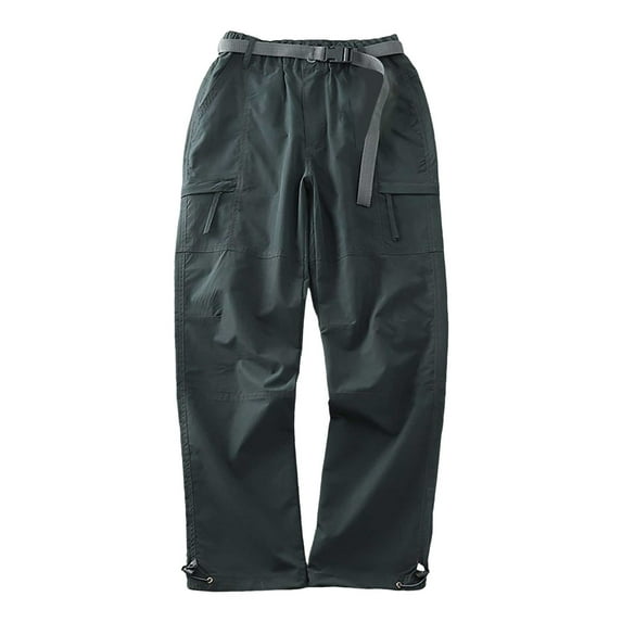 Cargo Pants Men Work Casual Outdoor Pants Multi Pocket Utility Straight ...