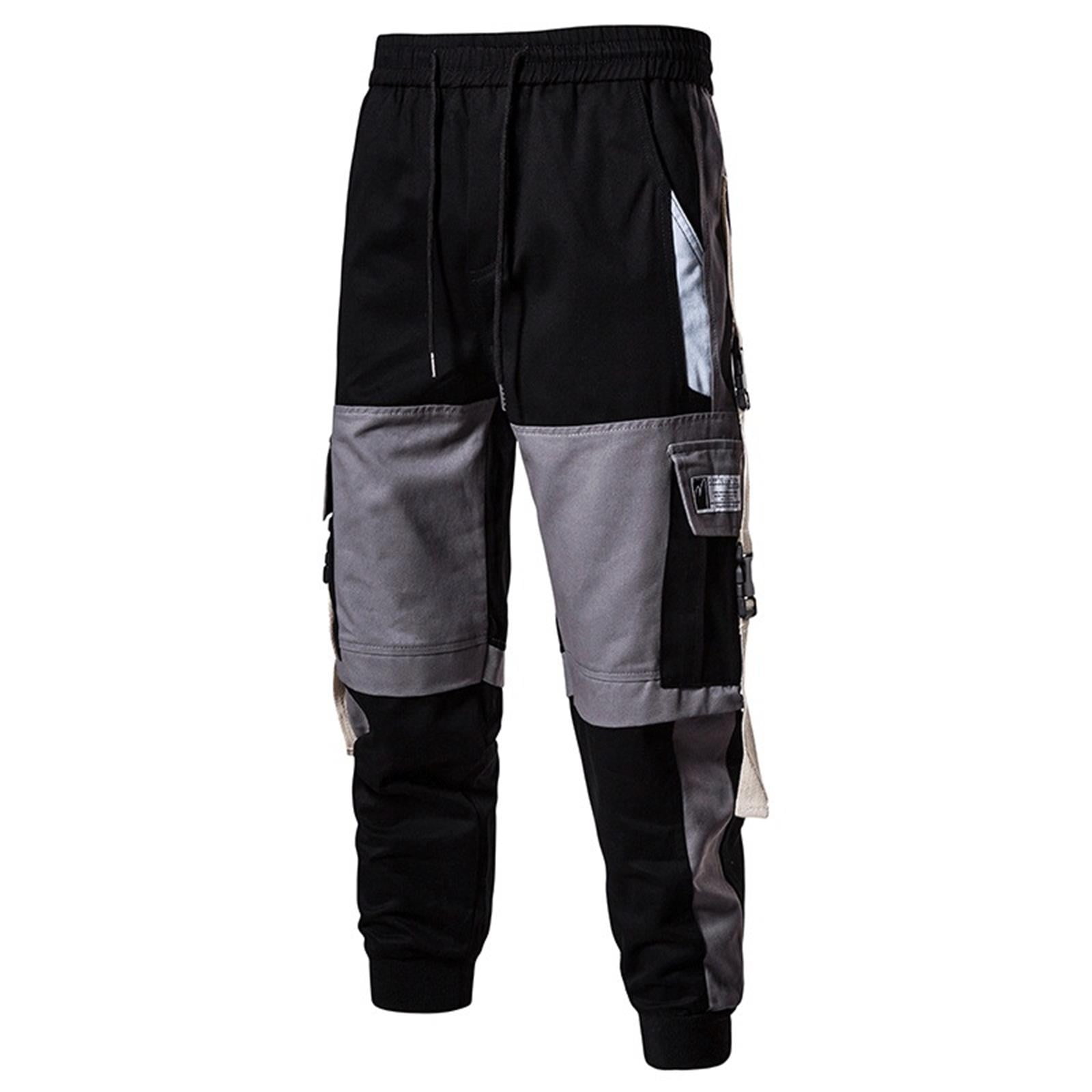 Cargo Pants Men's Leggings Trendy Loose Hop Small Feet Functional Pants ...