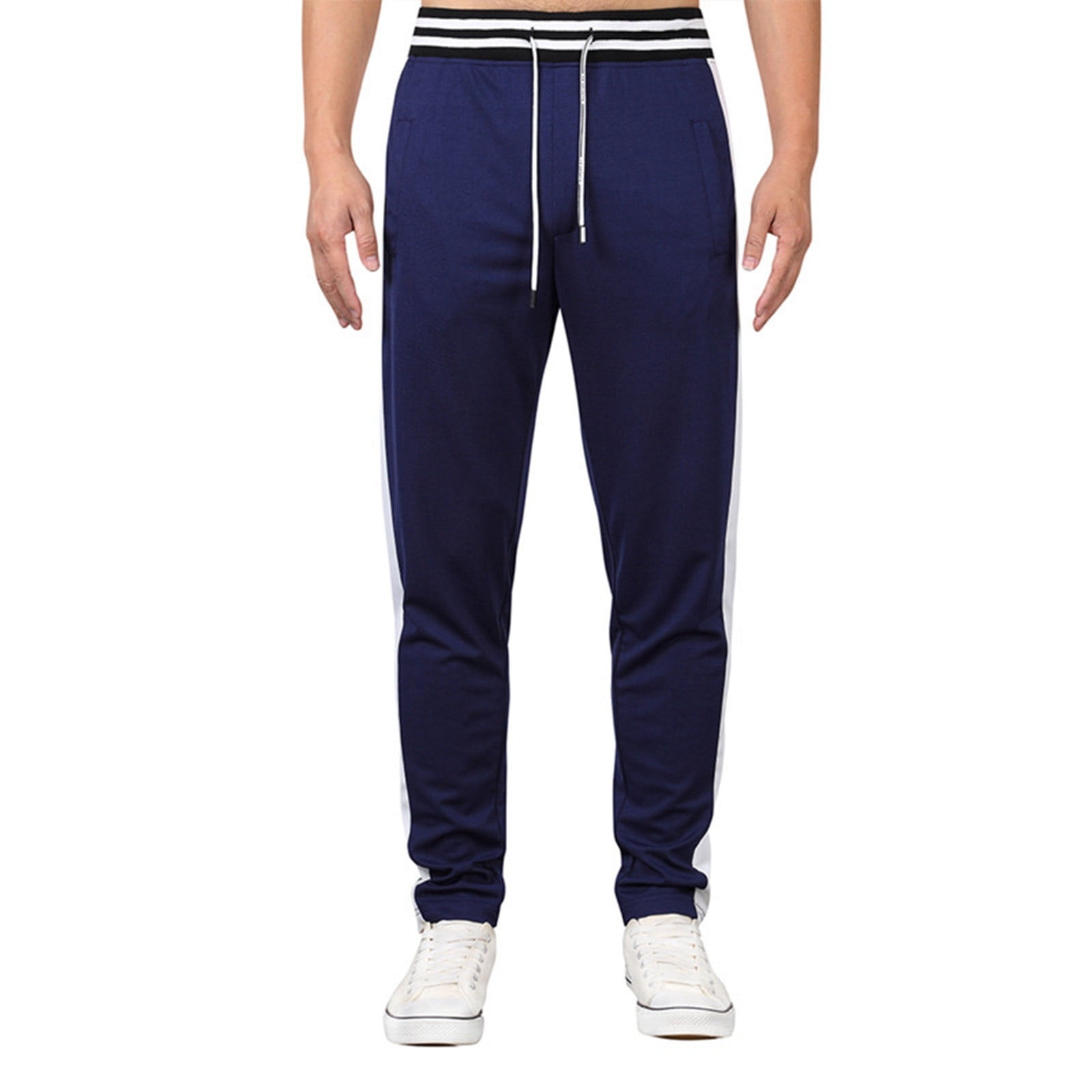 Cargo Pants Men's Slacks New Tracksuit Pants For Summer Blue S ...