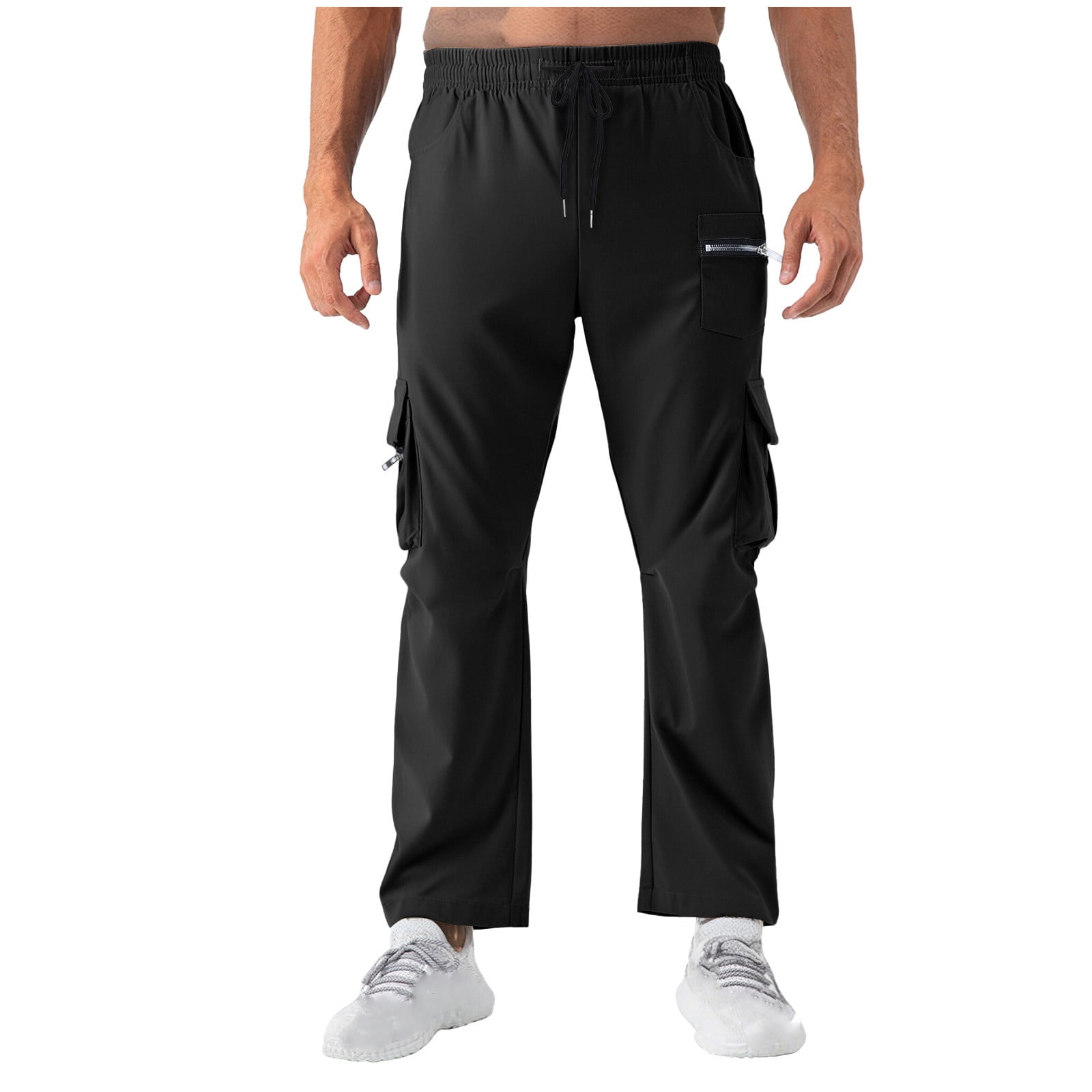 Cargo Pants for Mens,Men'S Athletic-Fit Baggy Relaxed Fit Sweatpants ...