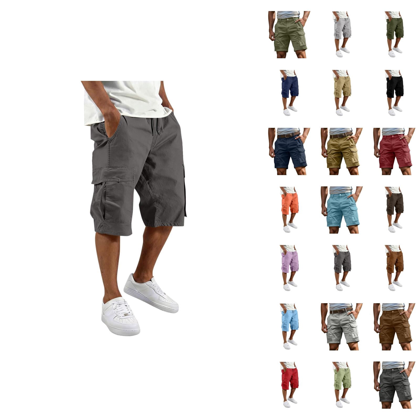 Cargo Pants With Slanted Front Pockets And Backless Design For Utility ...