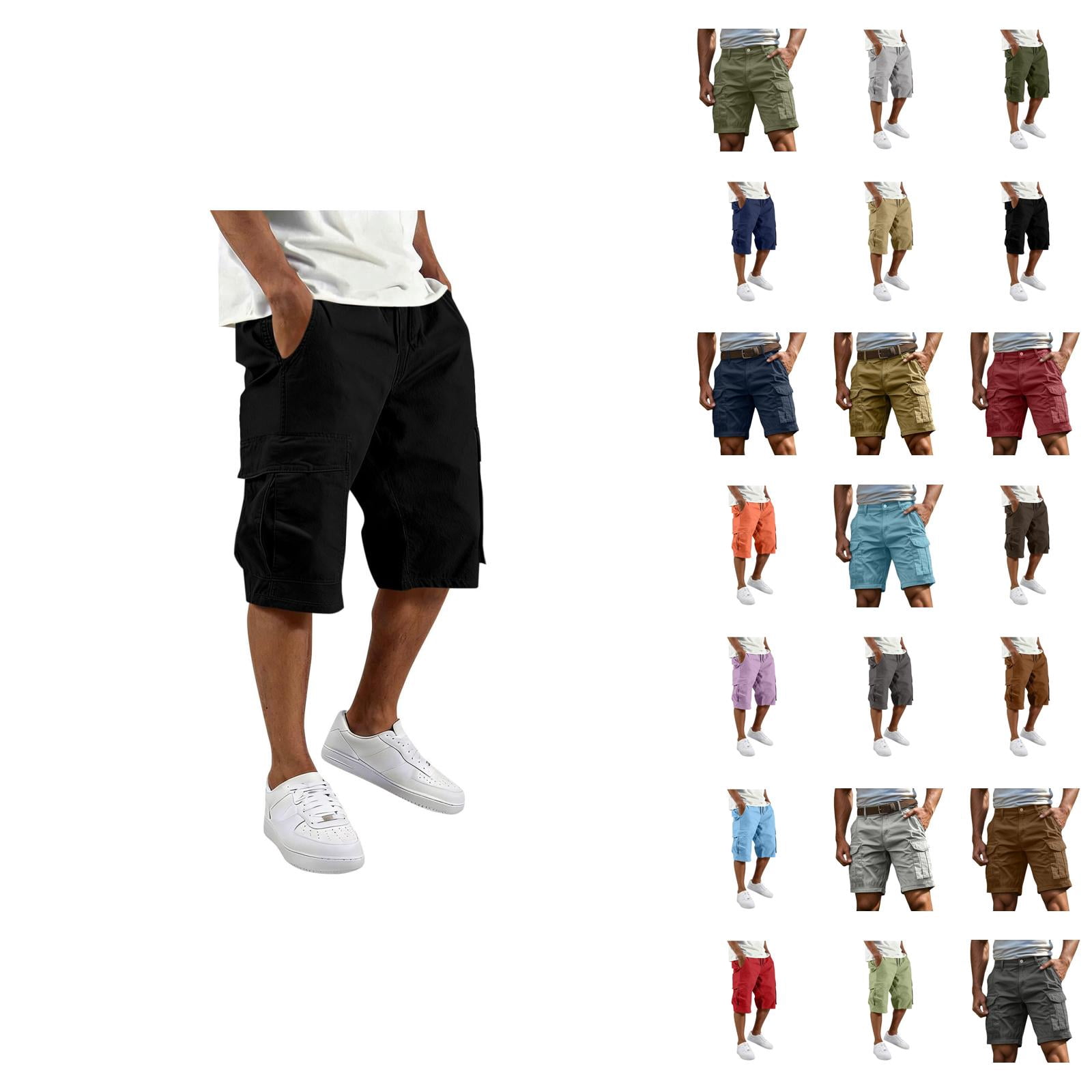 Cargo Pants With Slanted Front Pockets And Backless Design For Utility ...