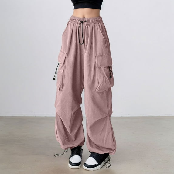 Cargo Pants Women High Waisted Straight Wide Leg Pants for Women ...