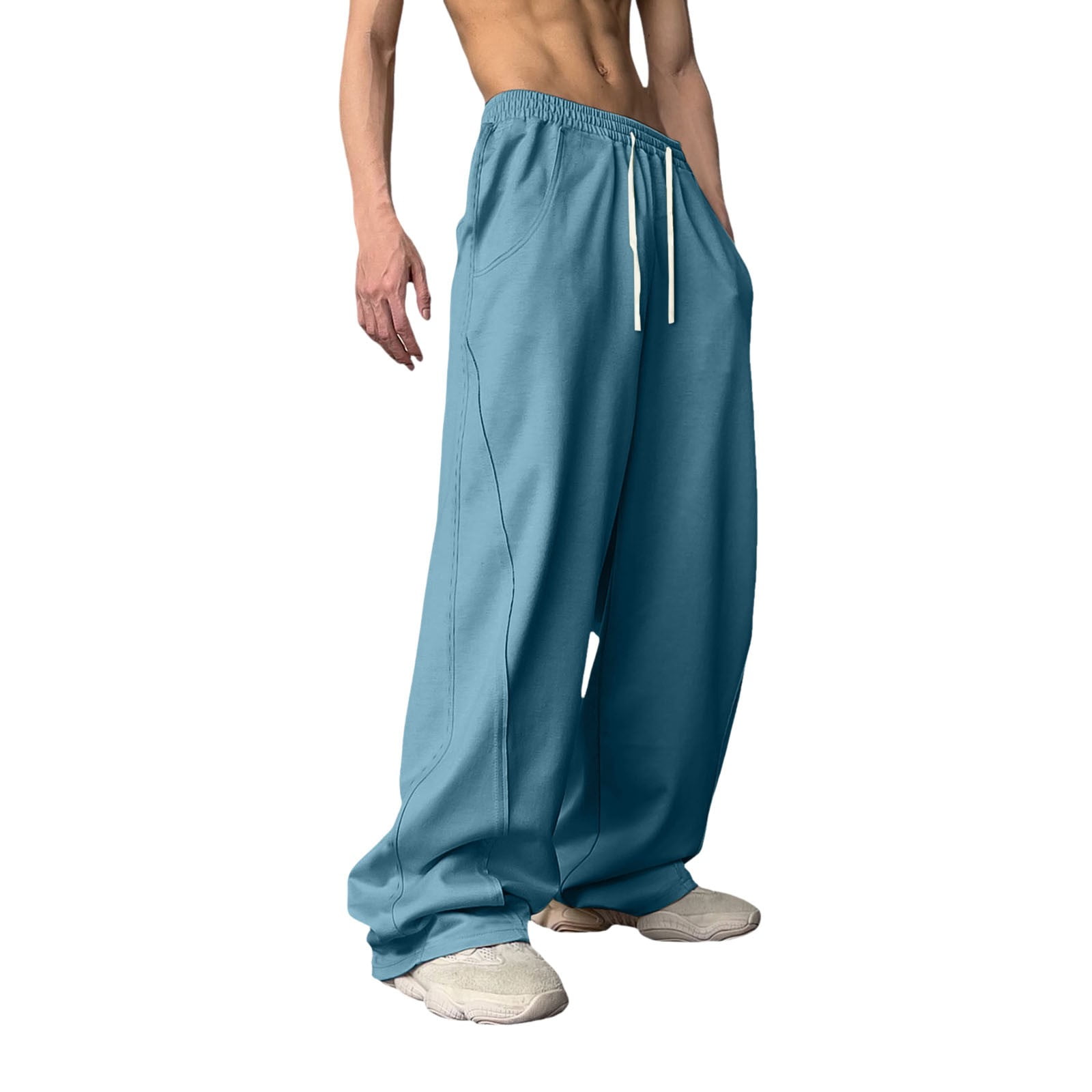 Cargo Pants Women Male Retro High Waist Sports High Street Design ...