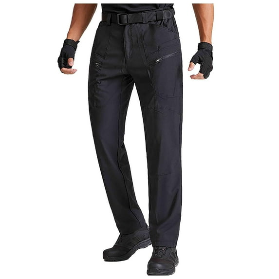 Cargo Pants for Men Baggy Outdoor Casual Pants Multi Pocket Utility ...
