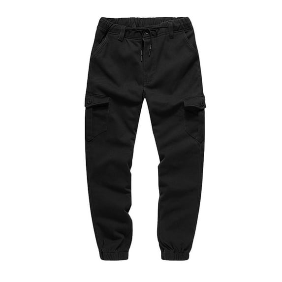 Cargo Pants for Men Baggy Sweatpants Loose Fit Joggers with Pocket Men ...