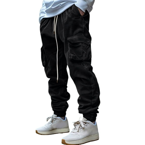 Cargo Pants for Men Baggy Sweatpants Men's Joggers with Pocket Men Work ...