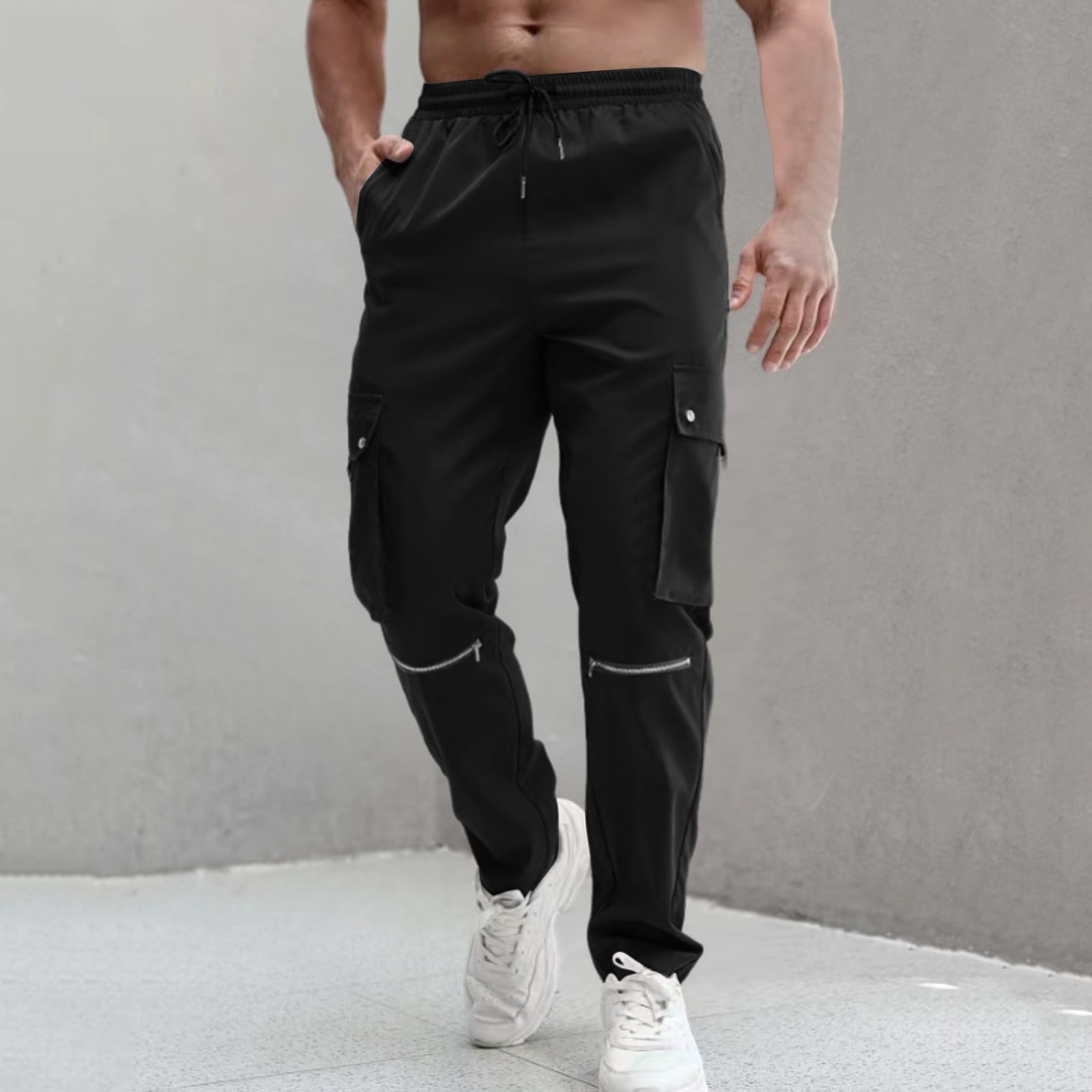 Cargo Pants for Men Baggy Sweatpants Mens Jogger Pants with Pocket ...