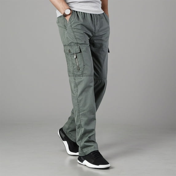 Cargo Pants for Men Baggy Sweatpants Mens Jogger Pants with Pockets Men ...