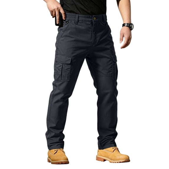 Cargo Pants for Men Stretch Water Resistant Ripstop Pants Outdoor ...