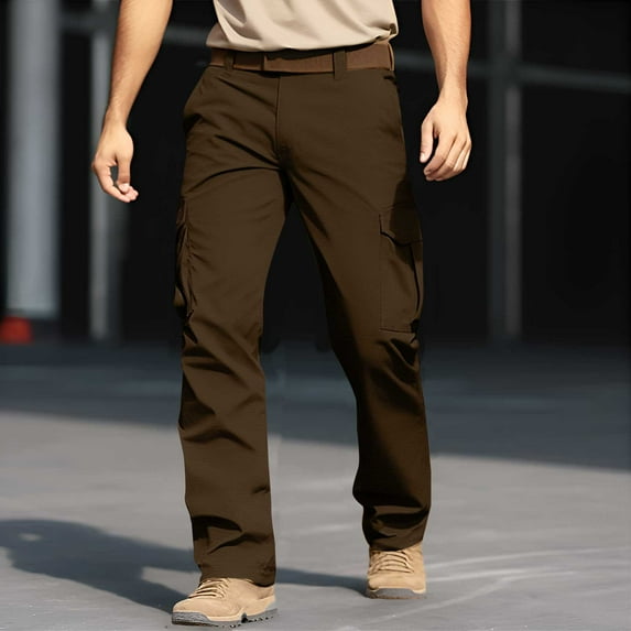 Cargo Pants for Men Tactical Water Resistant Ripstop Stretch Pants ...