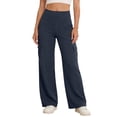 Cargo Pants for Women Solid Color Yoga Work Pants High Waisted Elastic ...