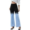 Cargo Pants for Women Stretch High Waisted Straight Wide Leg Jean ...