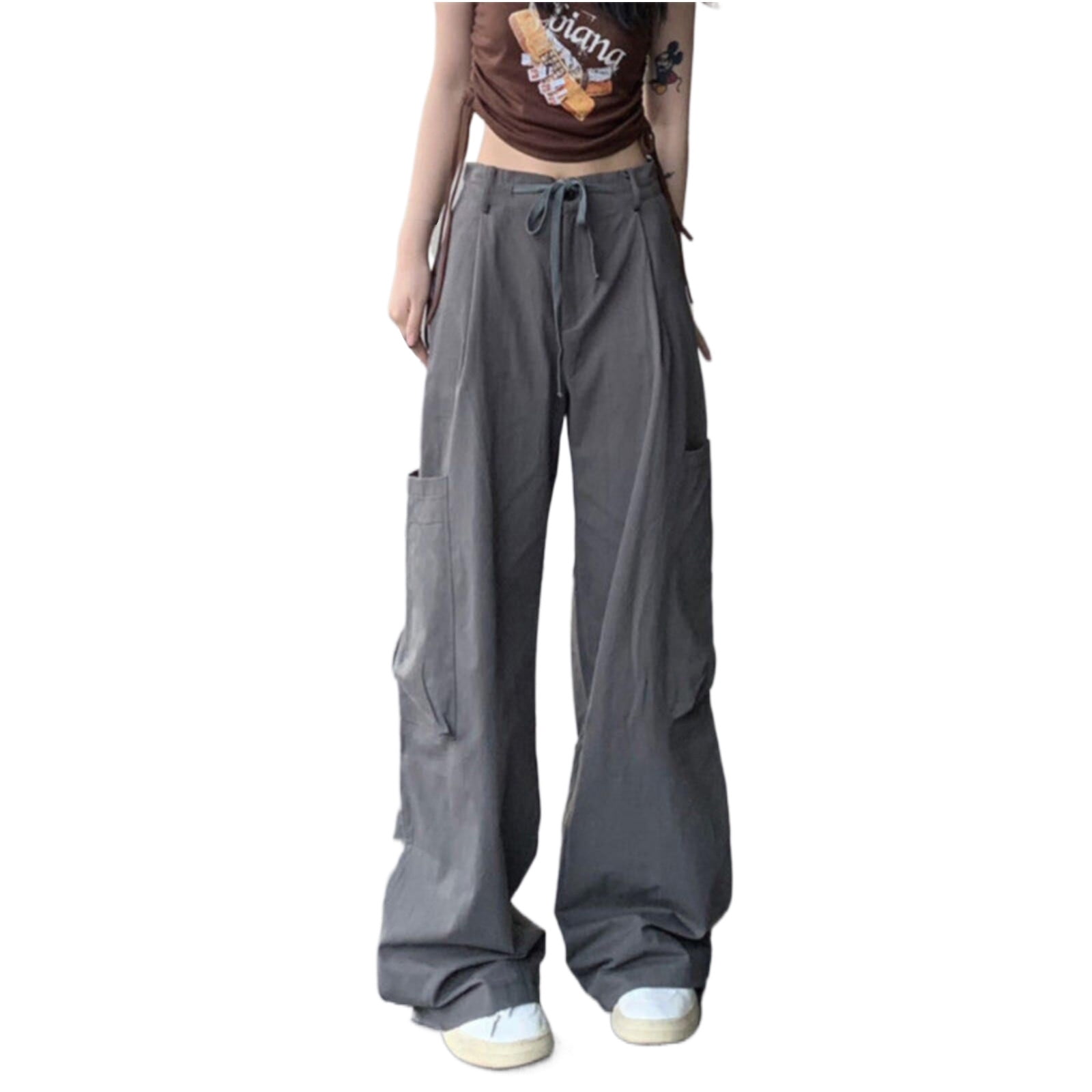 Cargo Pants For Women Trendy Baggy Cargo Streetwear Hop Joggers
