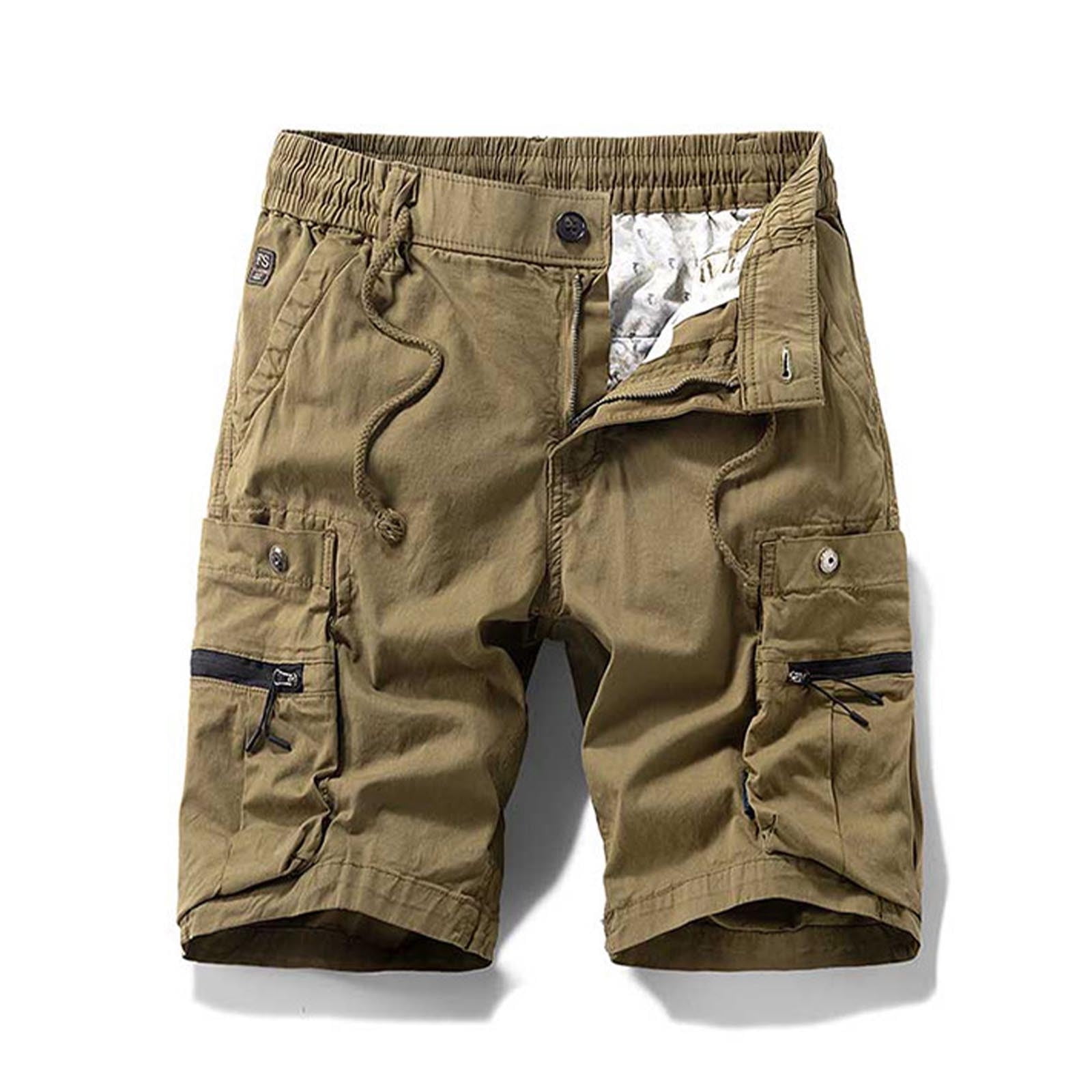 Cargo Shorts For Men Qiggri Men's Stretch Cargo Shorts Casual ...