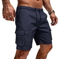 Cargo Shorts For Men with Elastic Waistband Relaxed Fit Lightweight ...