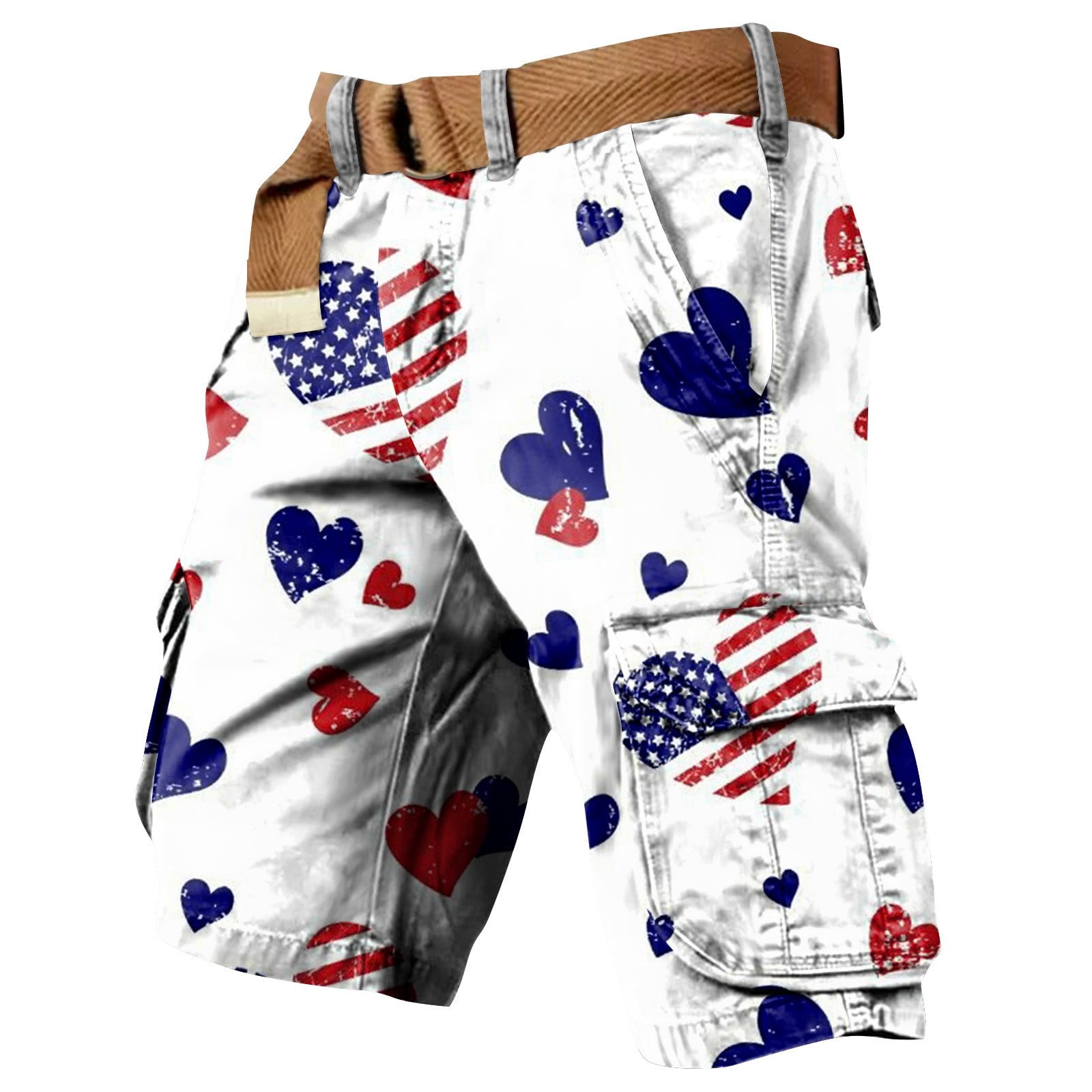 Cargo Shorts for Men 250 Anniversary USA Shorts American Flag Patriotic ...