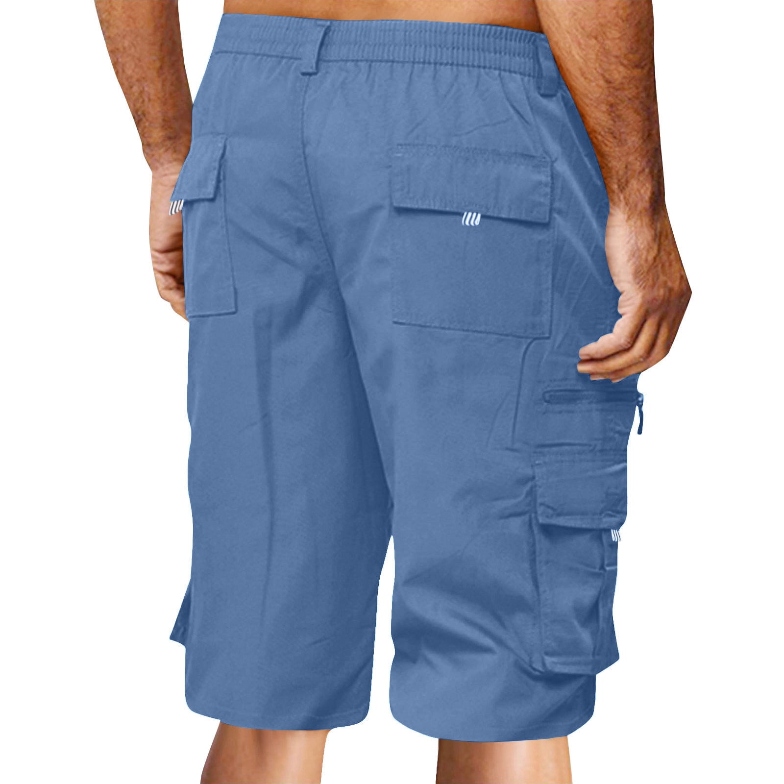 Cargo Shorts for Men 7 Inch Athletic Quick Dry Lightweight Breathable ...